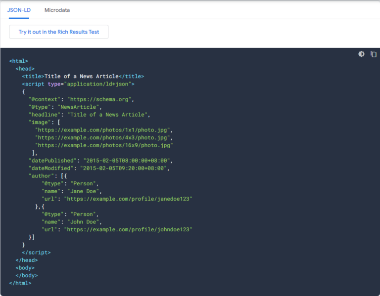 What is the Recommended Format for Implementing Schema Markup ...
